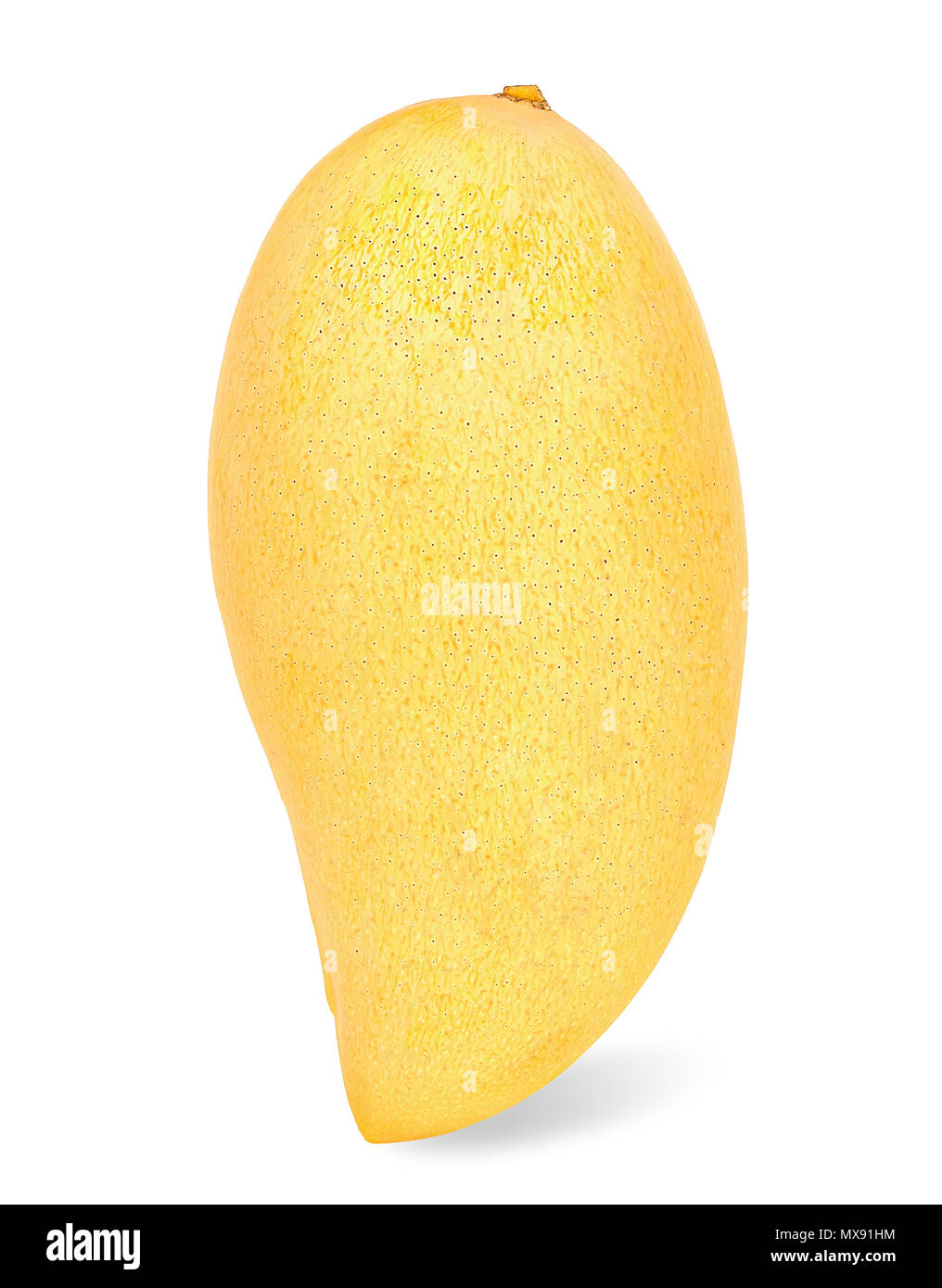 Yellow mango isolated on the white background Stock Photo - Alamy