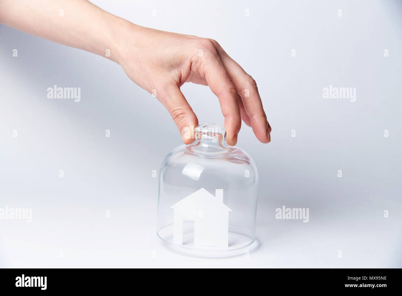Hand covers hi-res stock photography and images - Alamy