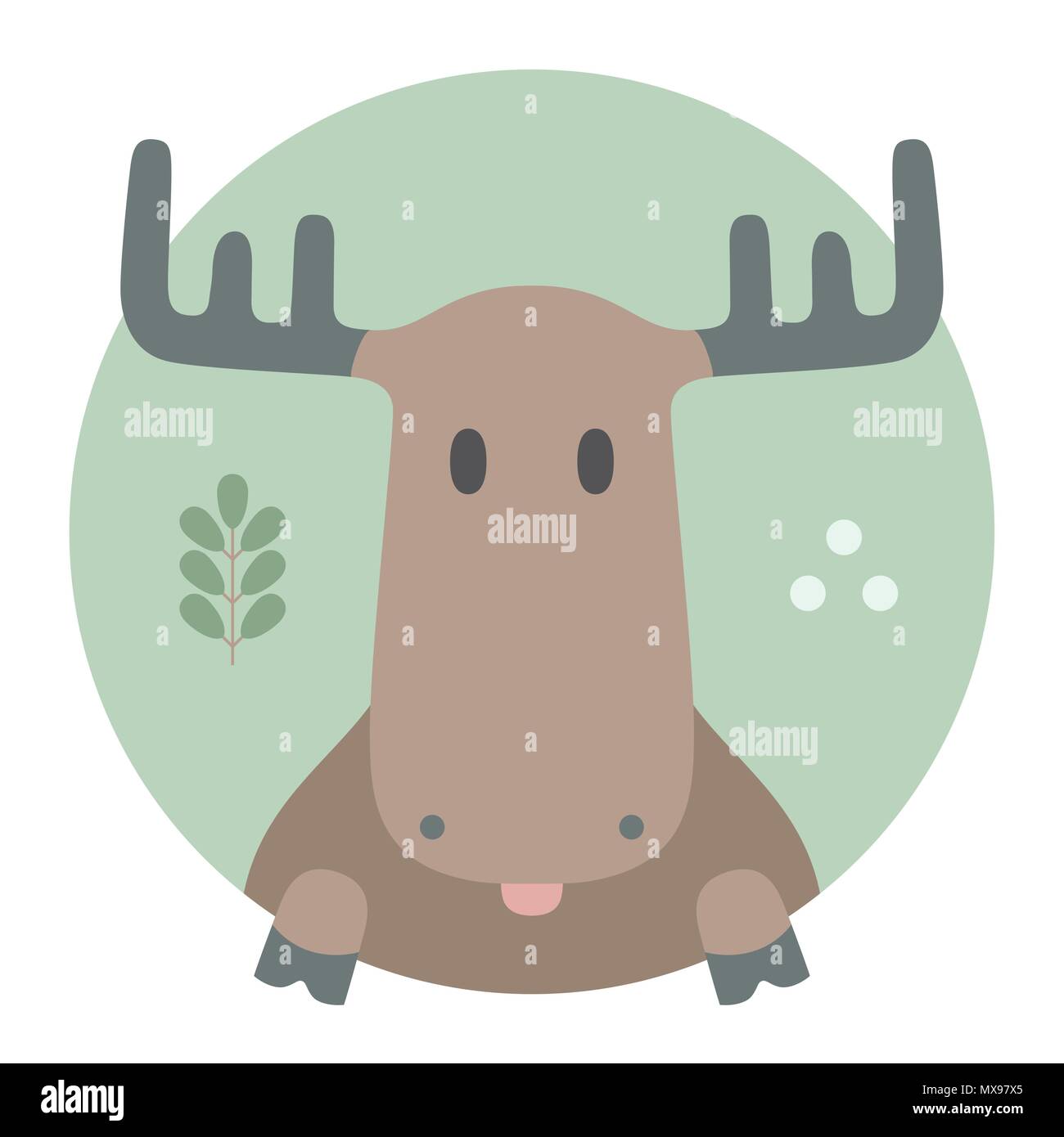 Animal set portrait in Cut Out Stock Images & Pictures - Alamy