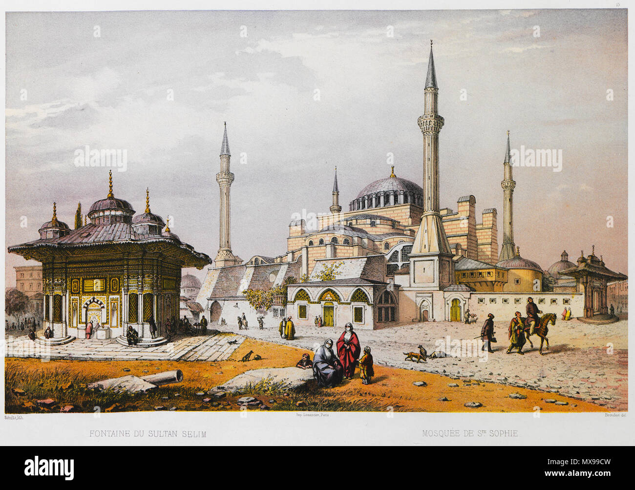 212 Fontaine du Sultan Selim Mosquée de Ste Sophie - Brindesi Jean ...
