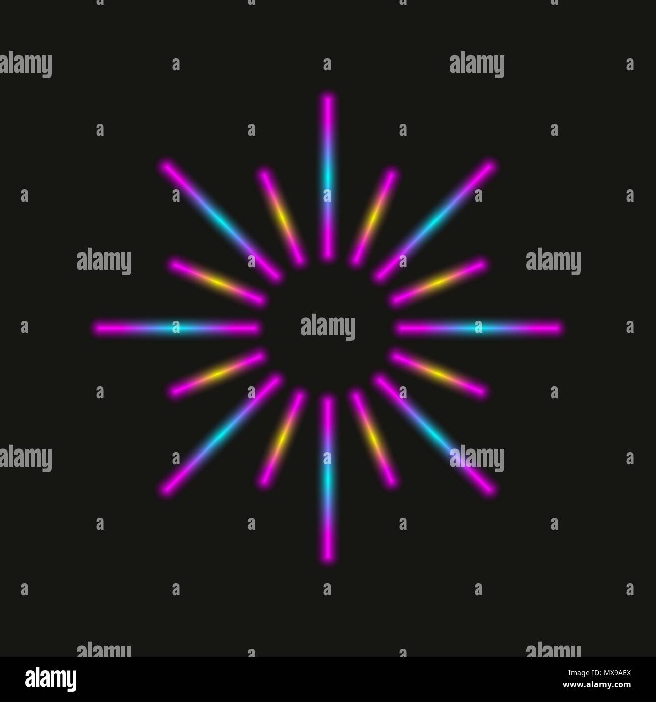 Colorful starburst explosion border hi-res stock photography and images ...