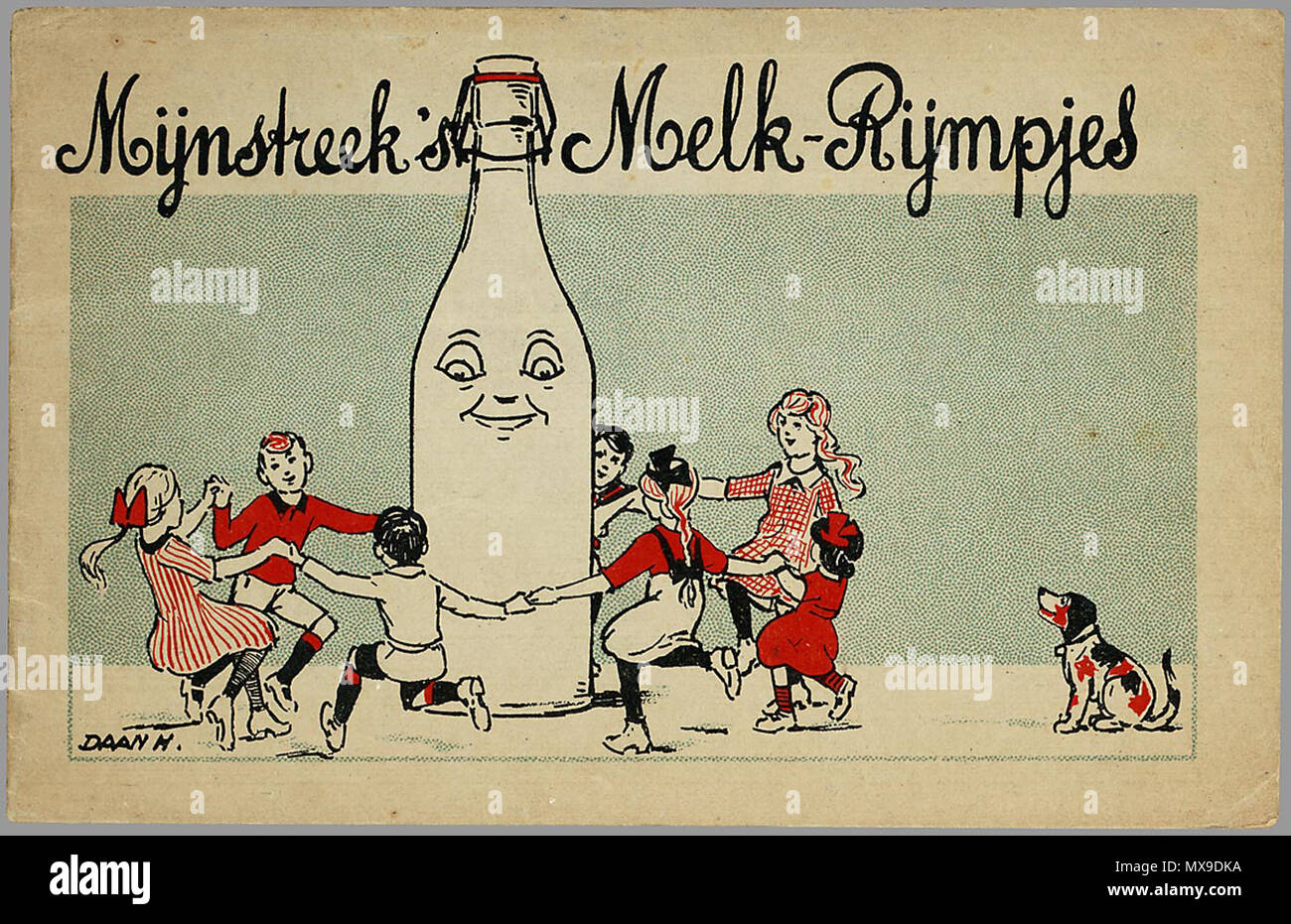 . Nederlands: Reclamebrochure: Mijnstreek's Melk-Rijmpjes ...
