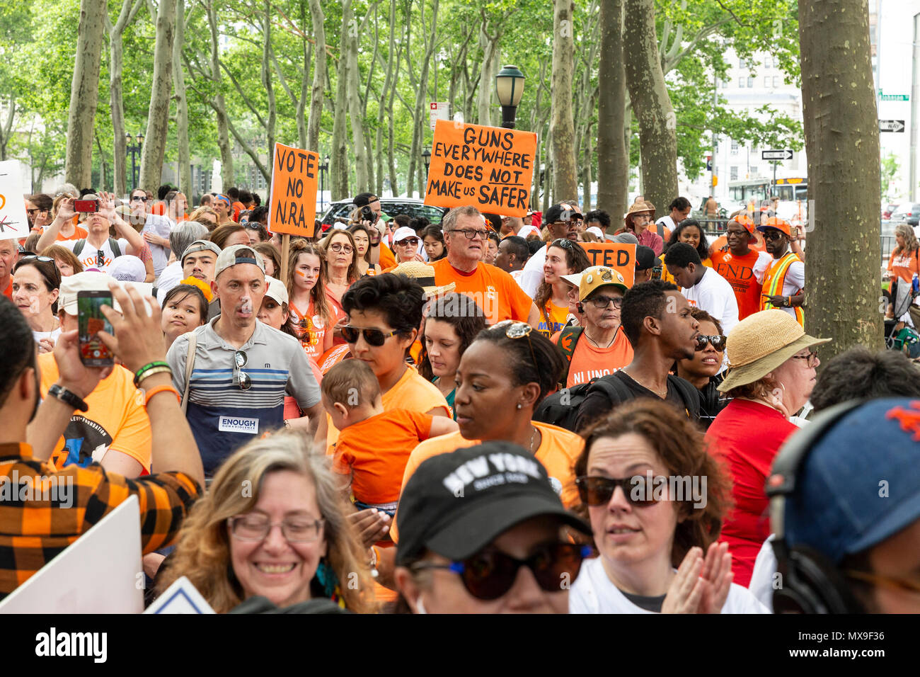 New York, United States. 02nd June, 2018. New Yorkers attend rally ...