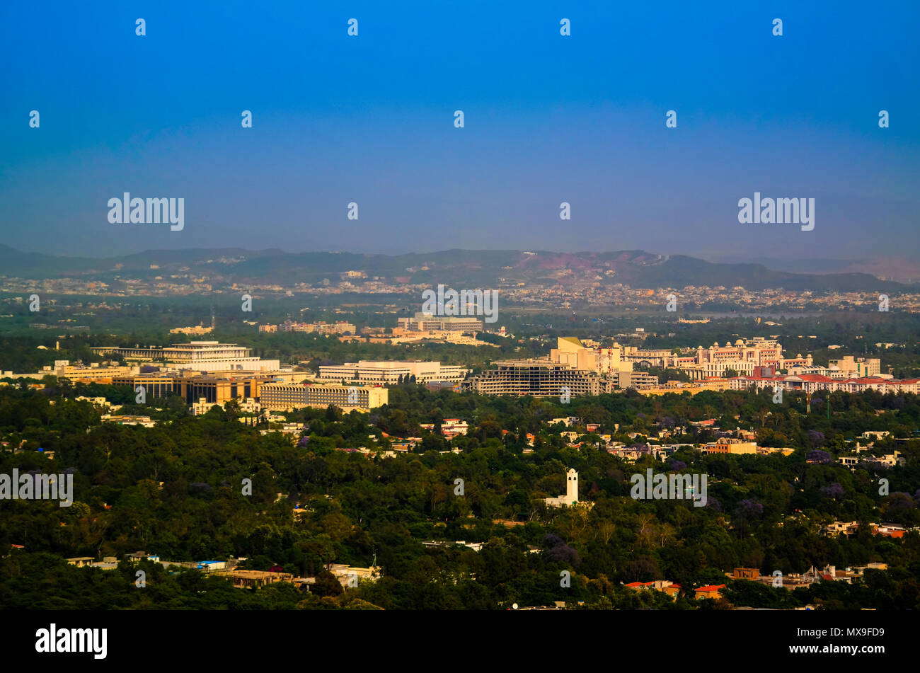 Panorama of Islamabad city, capital of Pakistan Stock Photo - Alamy