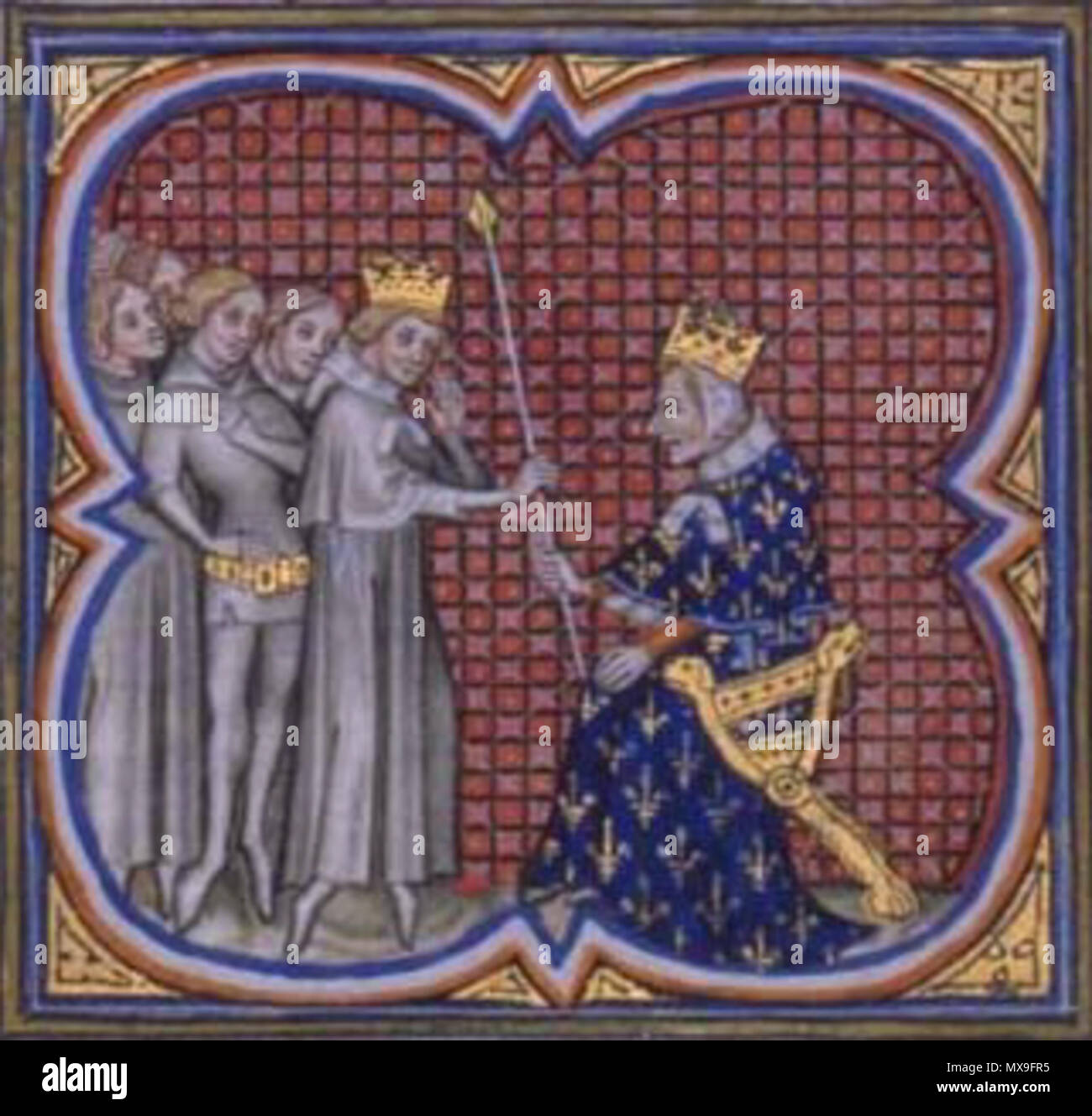 Grandes chroniques de france roi hi-res stock photography and images ...