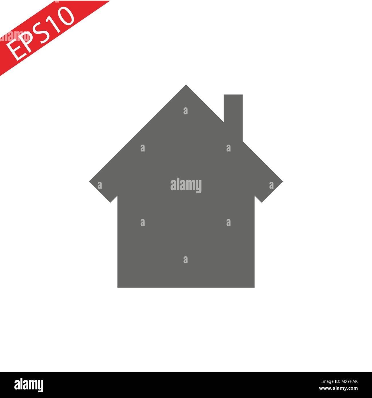 Small house. Icon Vector. Simple flat symbol. Illustration pictogram ...
