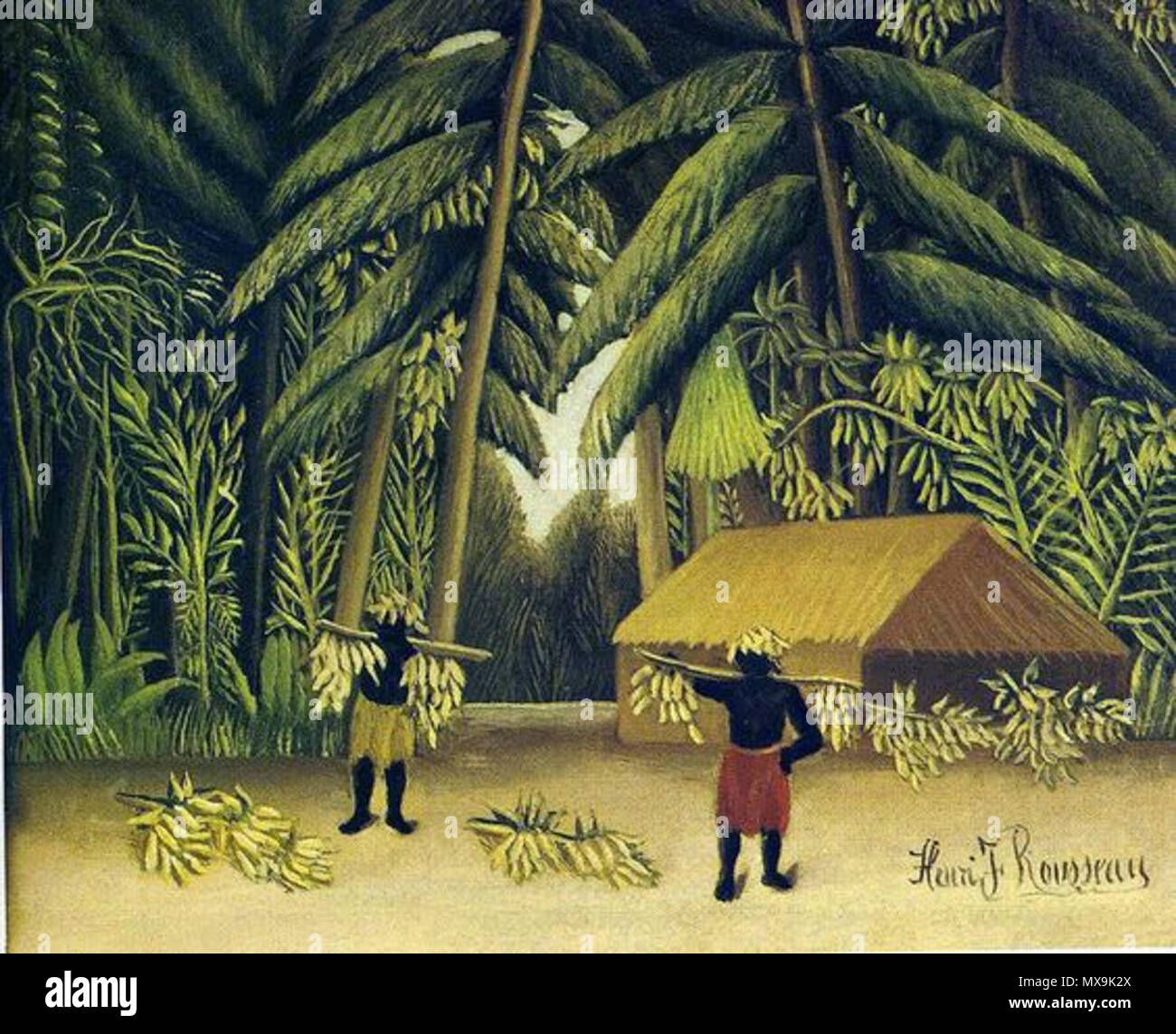 . The Banana Harvest . 1910 273 Henri Rousseau - The Banana Harvest ...