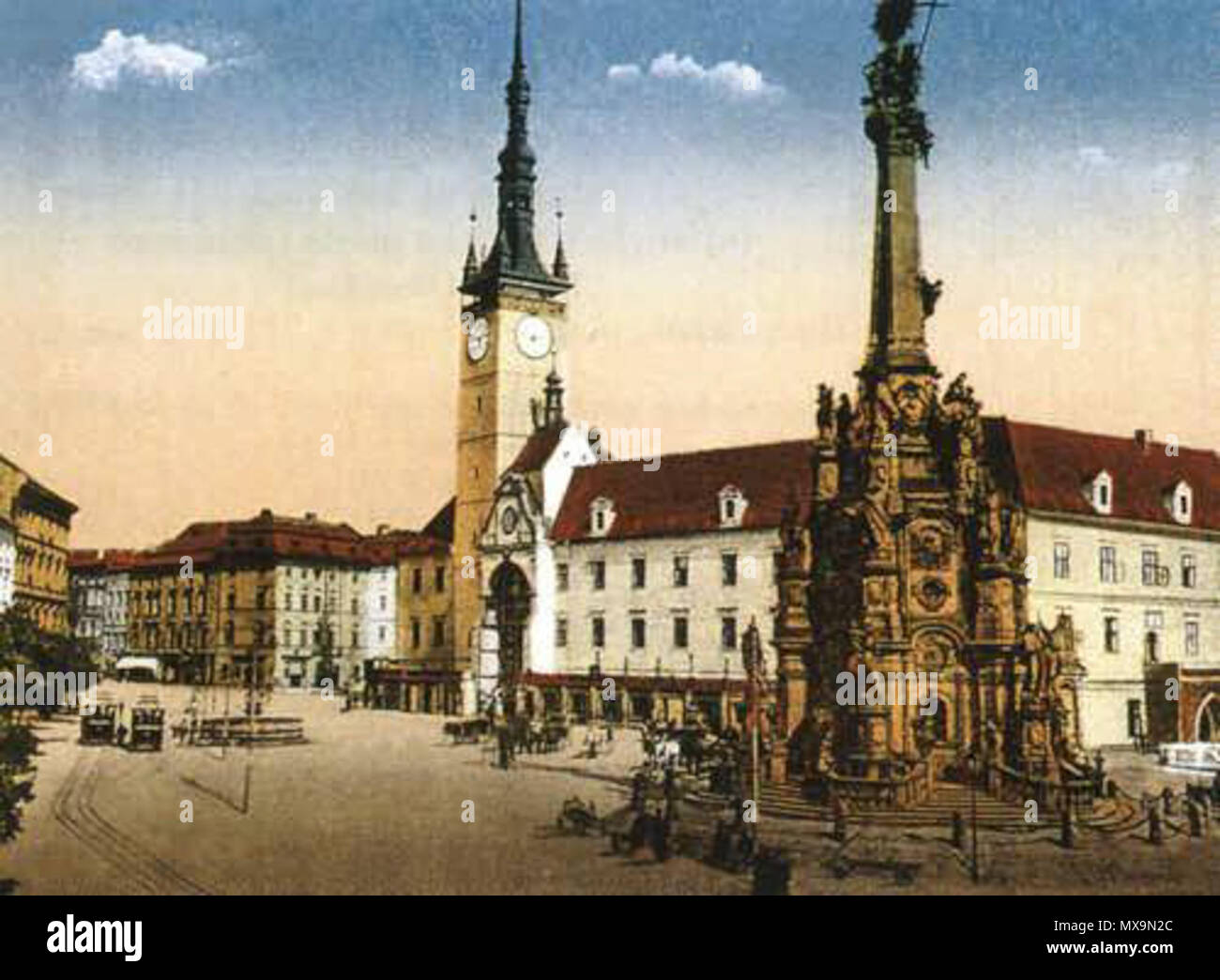 283 Holy Trinity Column-history2 Stock Photo - Alamy
