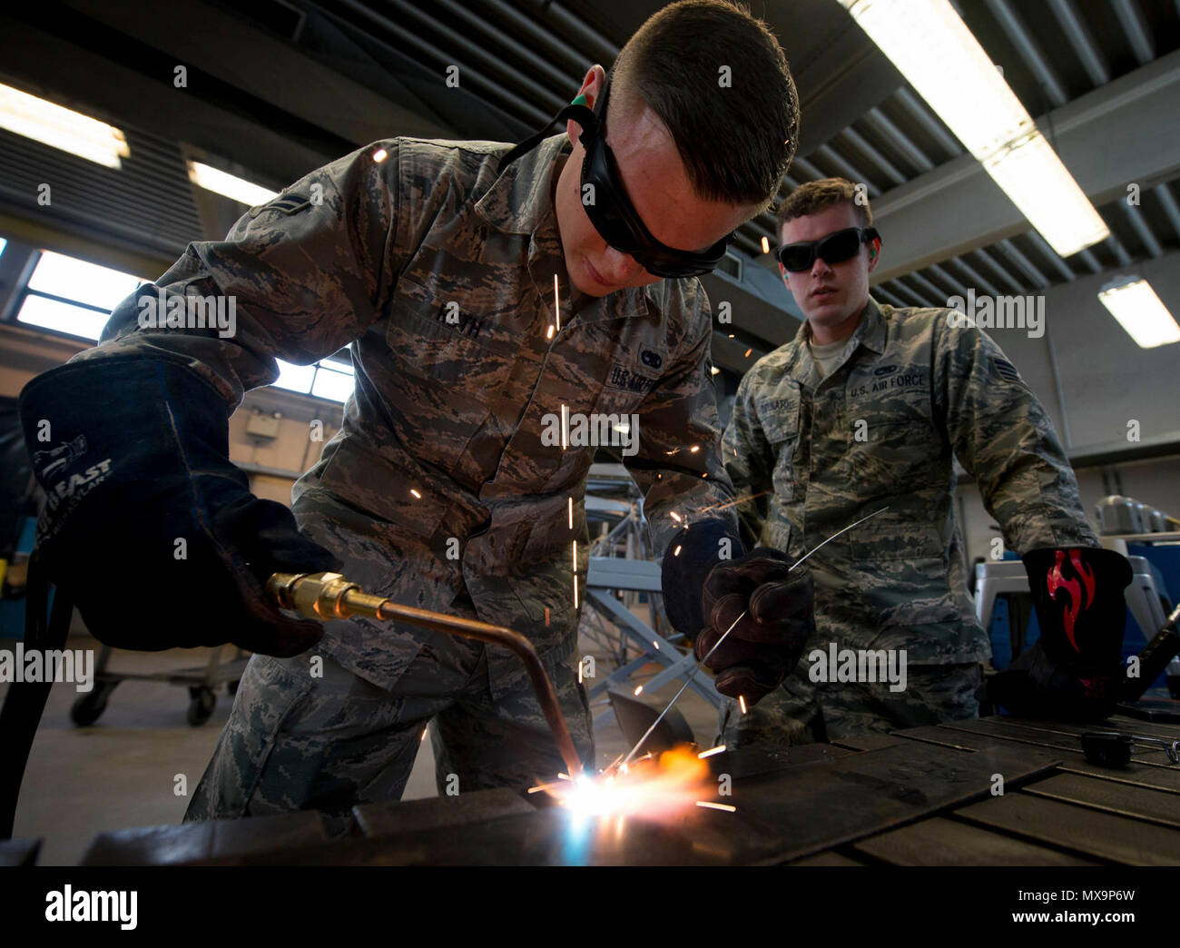 Staff Sgt. Brandon Didonato, 86th Maintenance Squadron aircraft metals ...