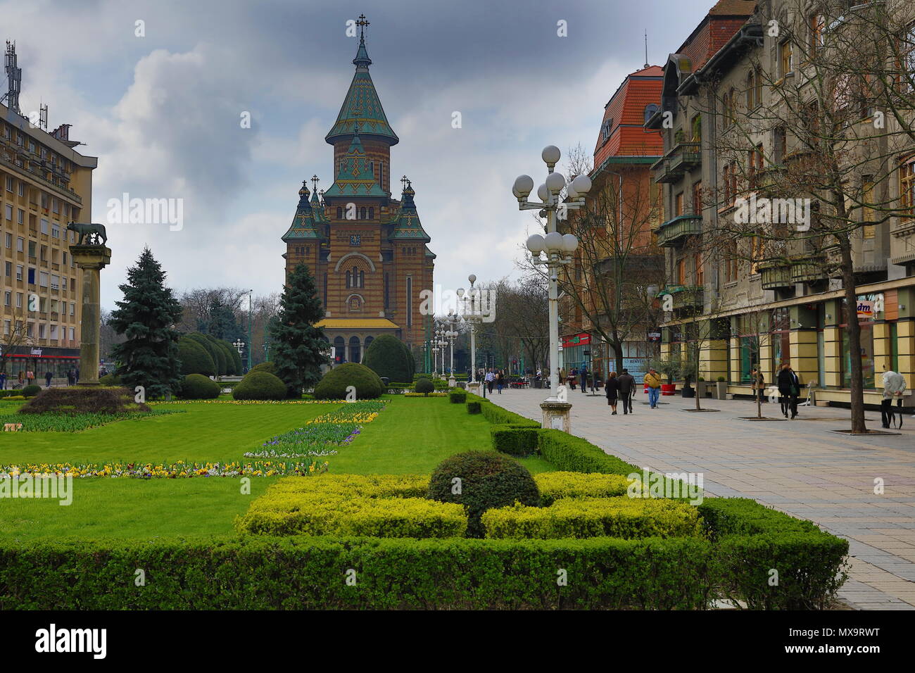 Timisoara Orthodox Cathedral Stock Photo - Alamy