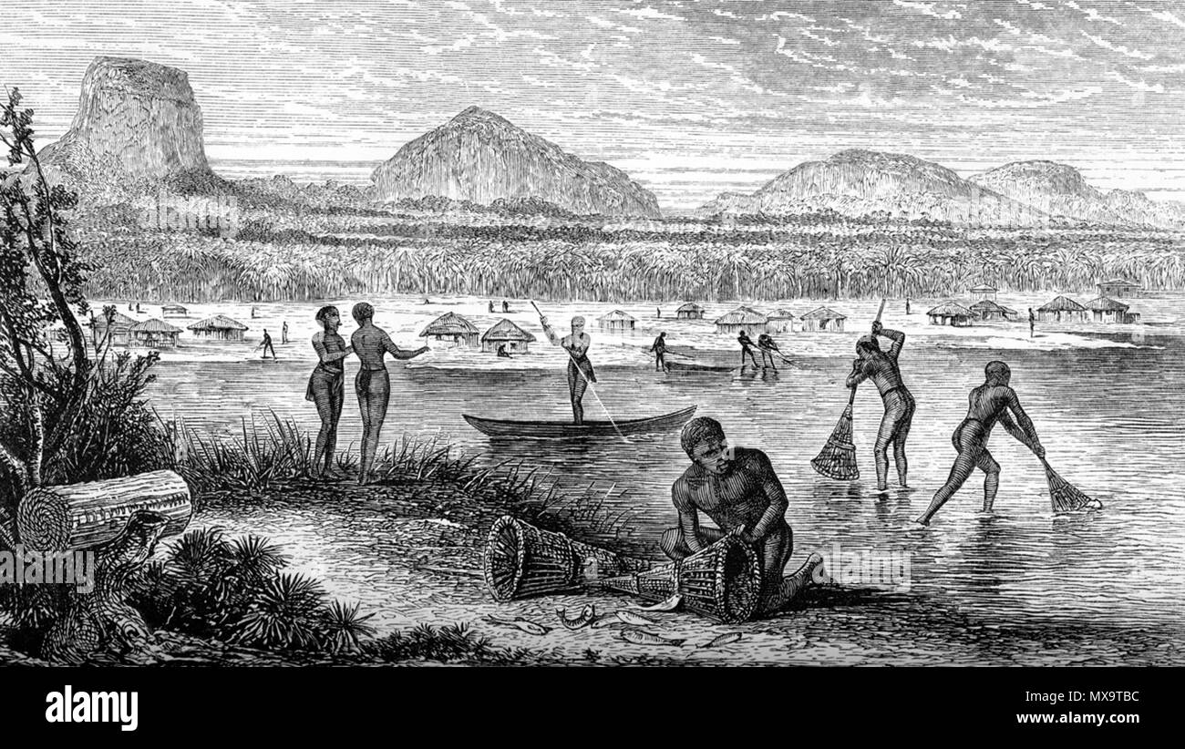 . English: Near the Cataracts of the Rovuma. 'Previous reports ...