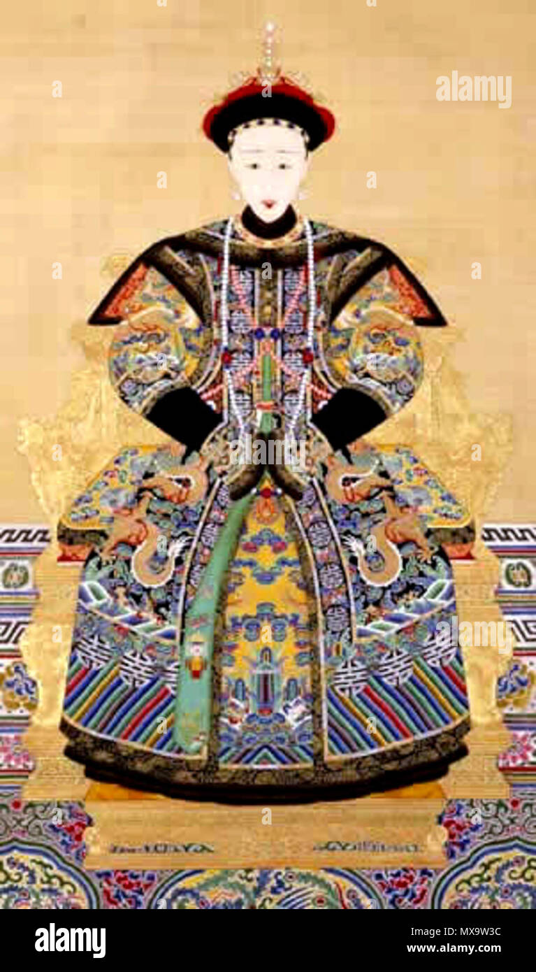 . The Official Imperial Portrait of Qing Dynasty's Empress . Qing ...