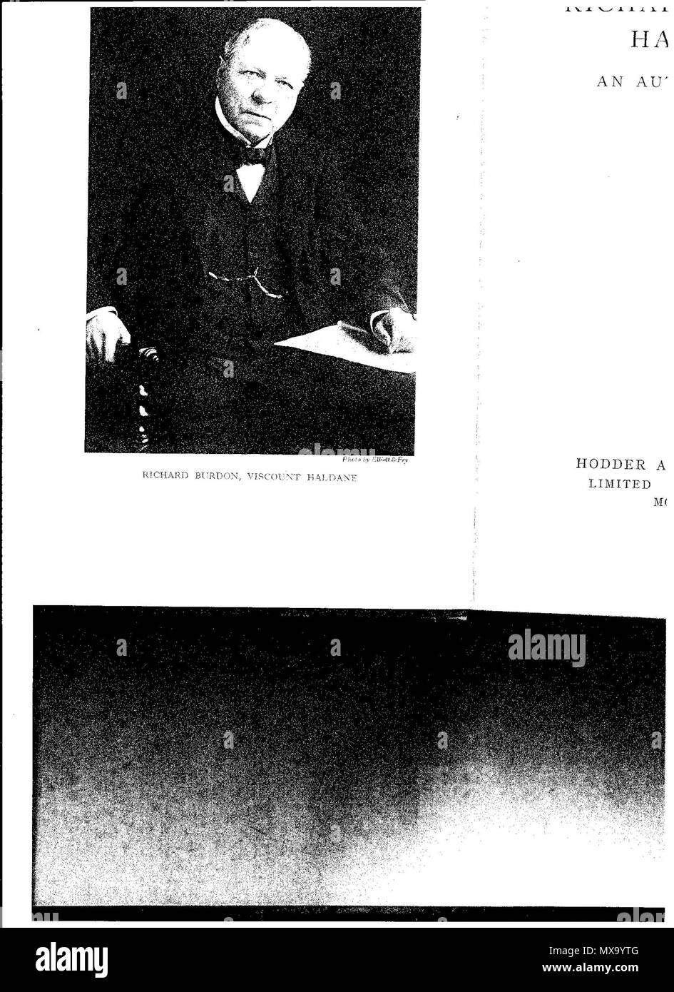 . English: Lord Richard Burdon Haldane, 1st Viscount Haldane of Cloan ...