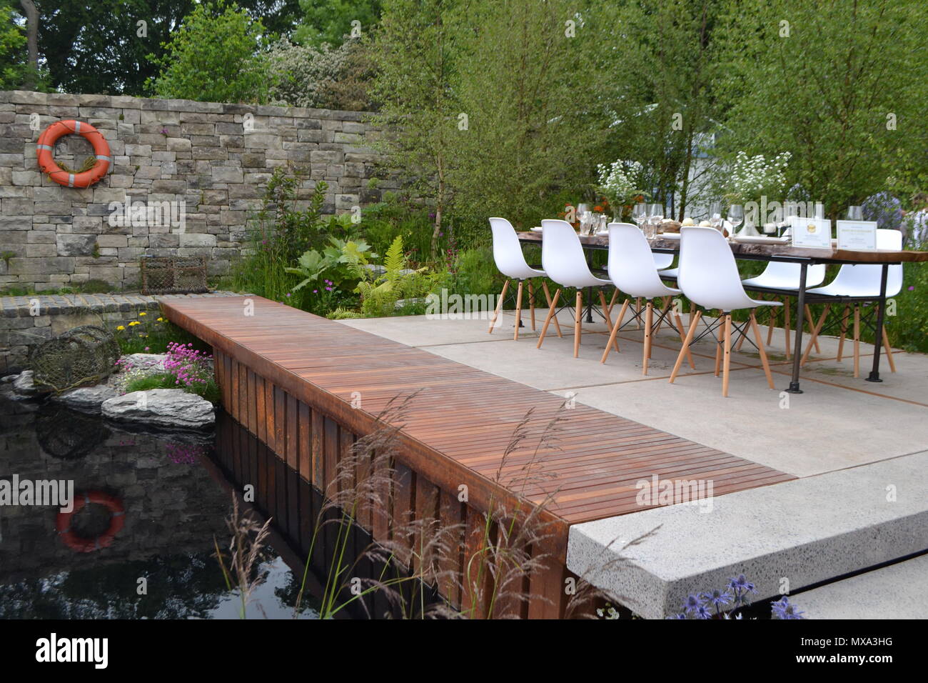 Bloom in the Park flower and garden show, Dublin, Ireland 2018. the ...