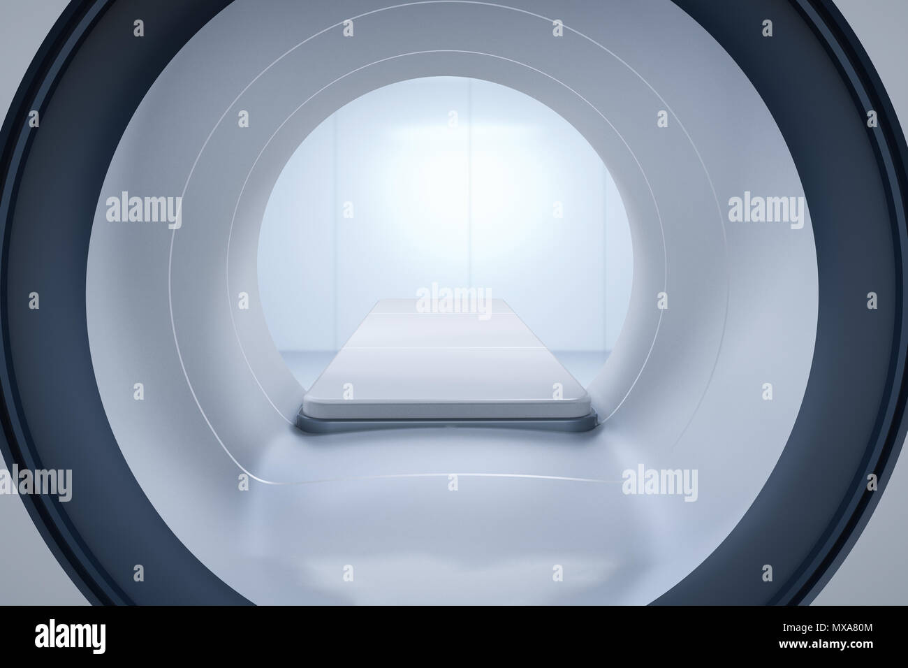 3d rendering mri scan machine or magnetic resonance imaging scan device ...