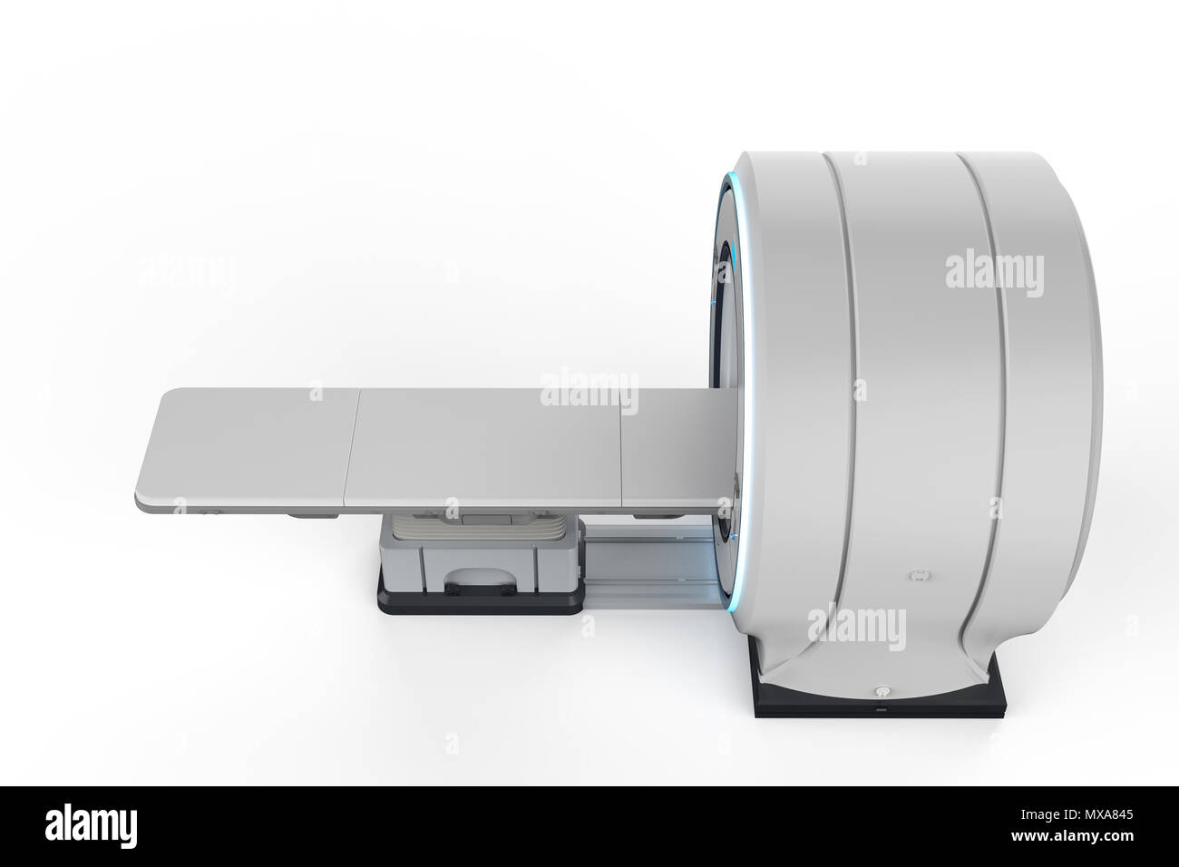 3d rendering mri scan machine or magnetic resonance imaging scan device ...