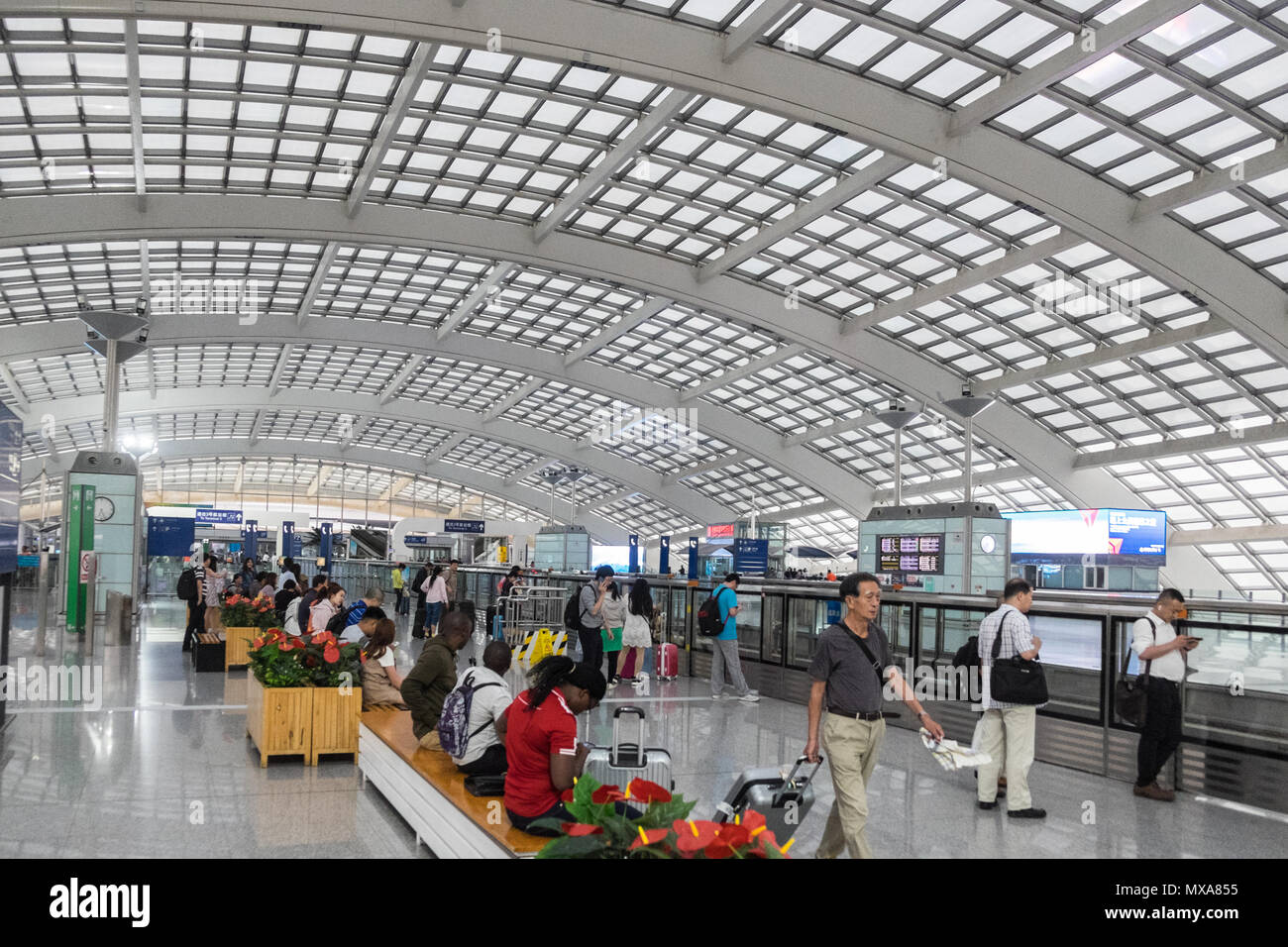 Huge,Beijing Capital International Airport,PEK,Terminal 3,Express,train ...