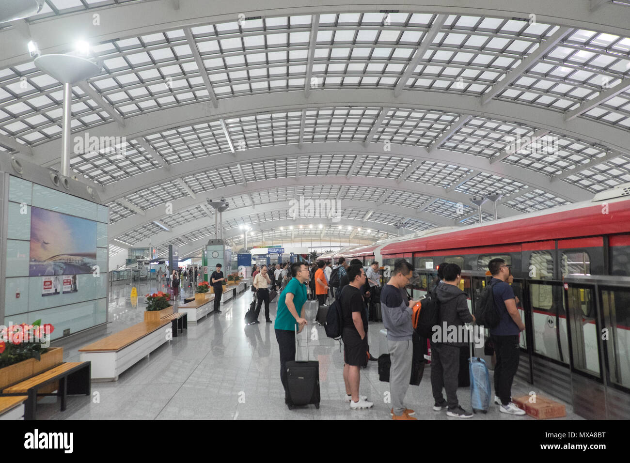 Huge,Beijing Capital International Airport,PEK,Terminal 3,Express,train ...