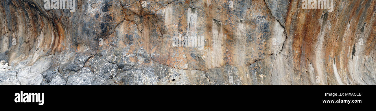 Long rock face Stock Photo - Alamy