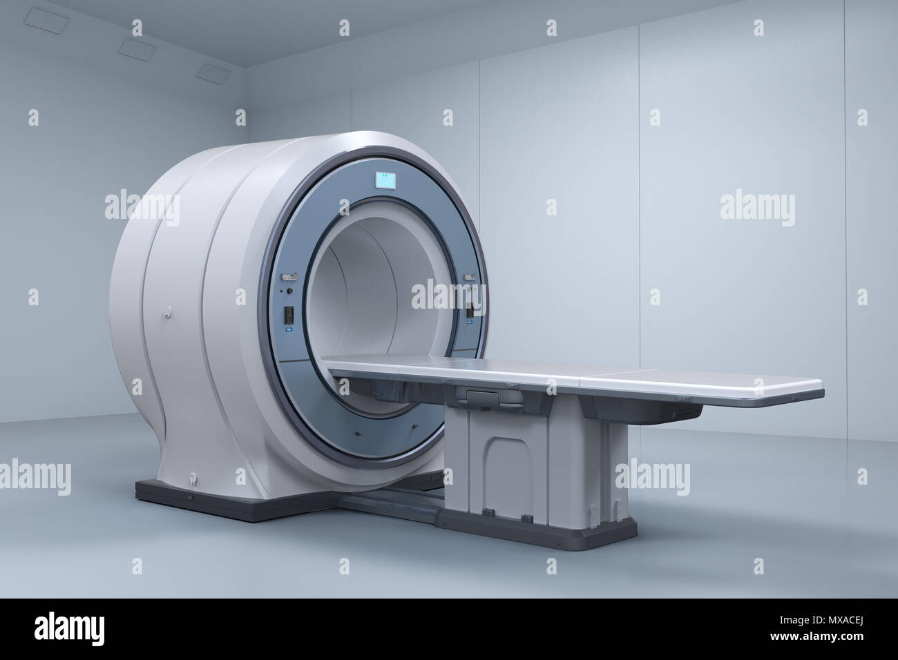 3d rendering mri scan machine or magnetic resonance imaging scan device ...