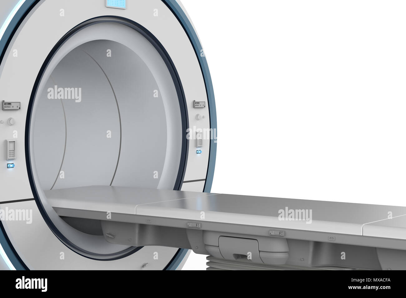 3d rendering mri scan machine or magnetic resonance imaging scan device ...