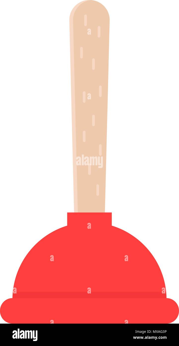 red plunger icon Stock Vector Image & Art - Alamy