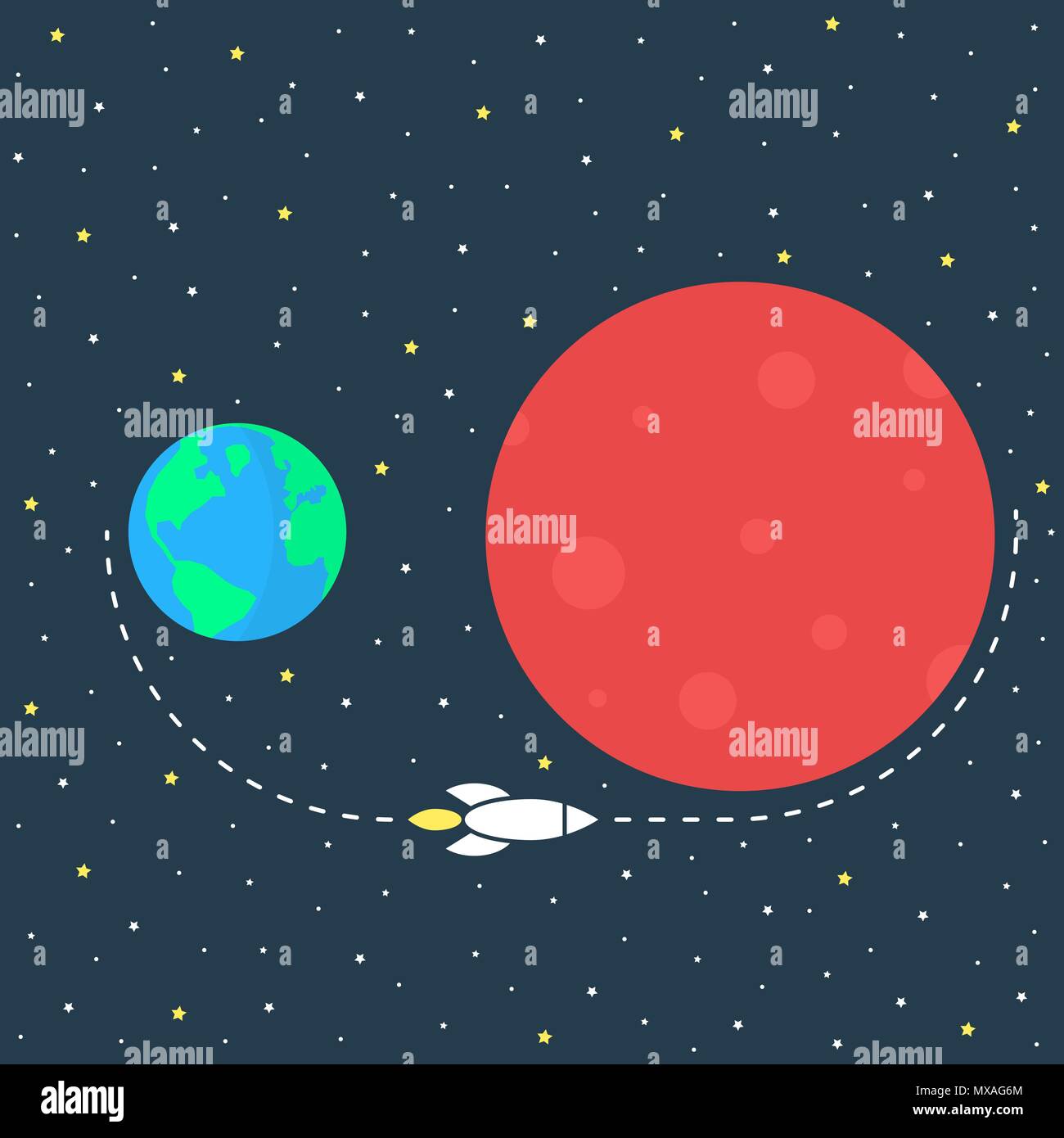 Mars transportation Stock Vector Images - Alamy