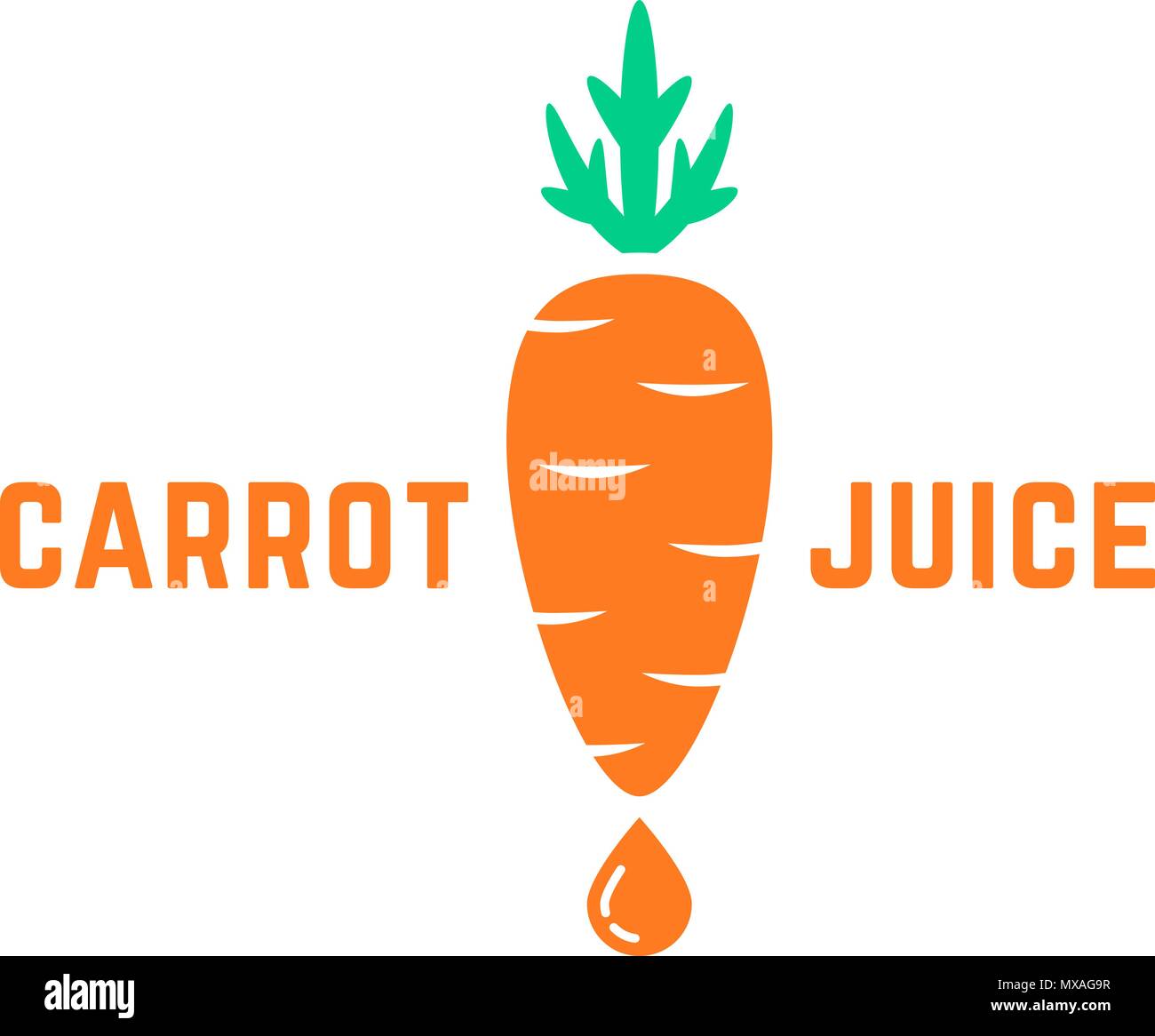 simple carrot juice logo Stock Vector Image & Art - Alamy
