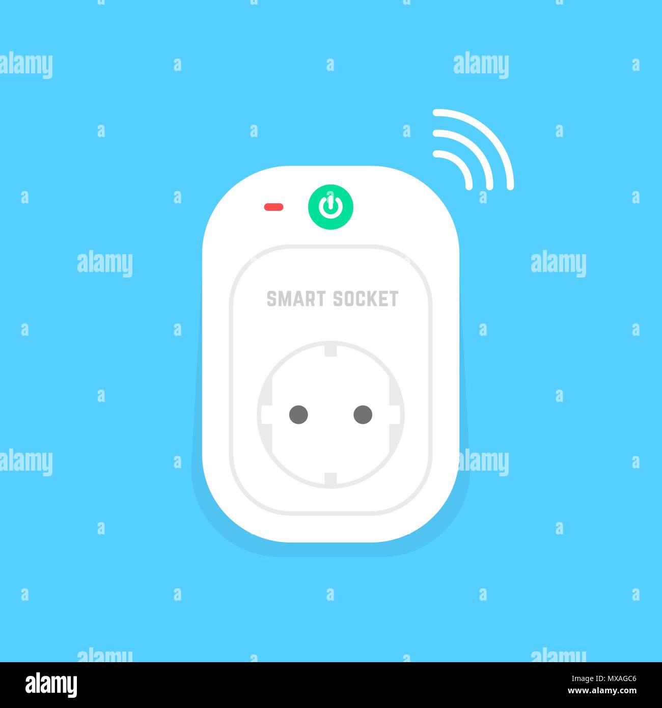 International ac power plug socket Stock Vector Images - Alamy