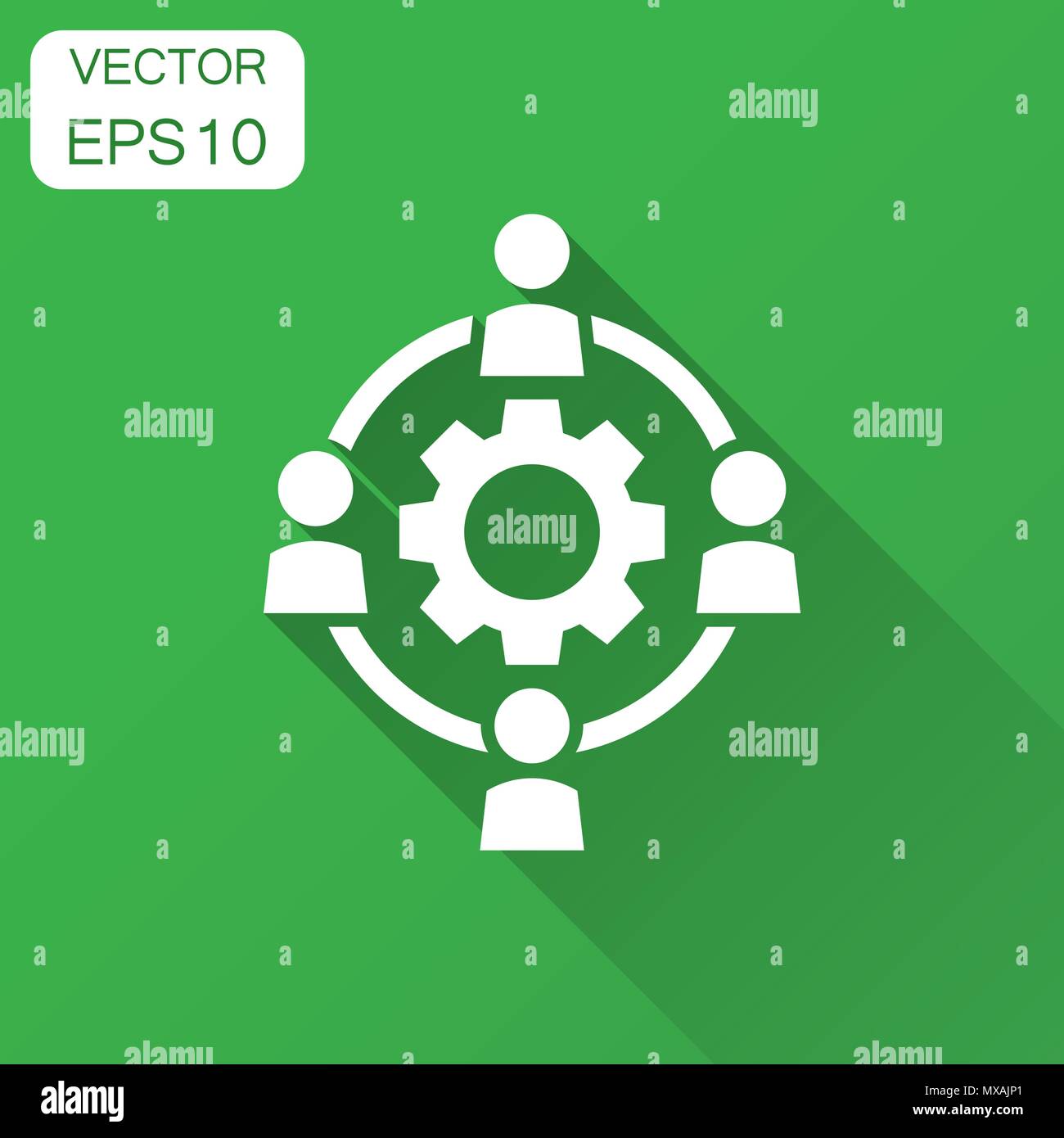 Collaboration vector vectors hi-res stock photography and images - Alamy