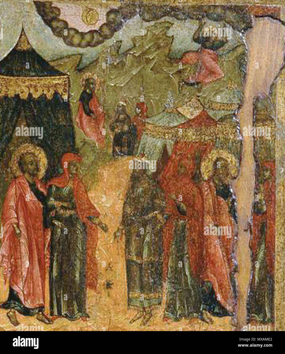 . English: Beatitudes, Russian Orthodox Icon (detail) . Before 18th ...