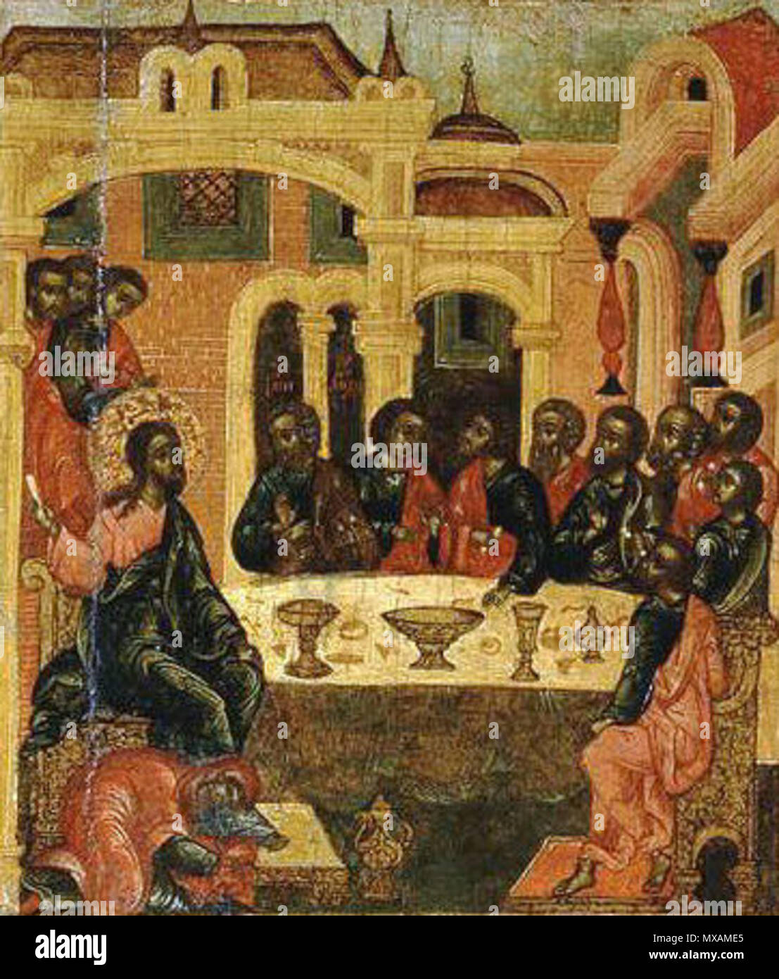 . English: Beatitudes, Russian Orthodox Icon (detail) . Before 18th ...