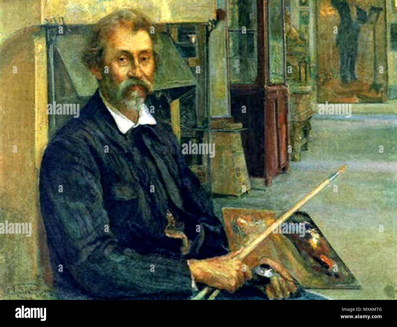 . Исаак Бродский. Портрет Ильи Репина 1912 г . 1912. Исаак Бродский 294 ...