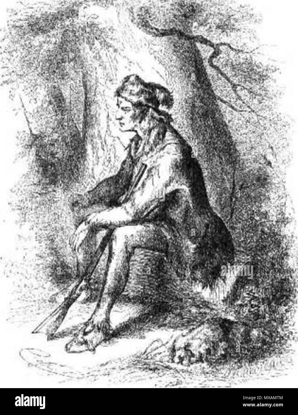 Daniel boone kentucky illustration hi-res stock photography and images ...