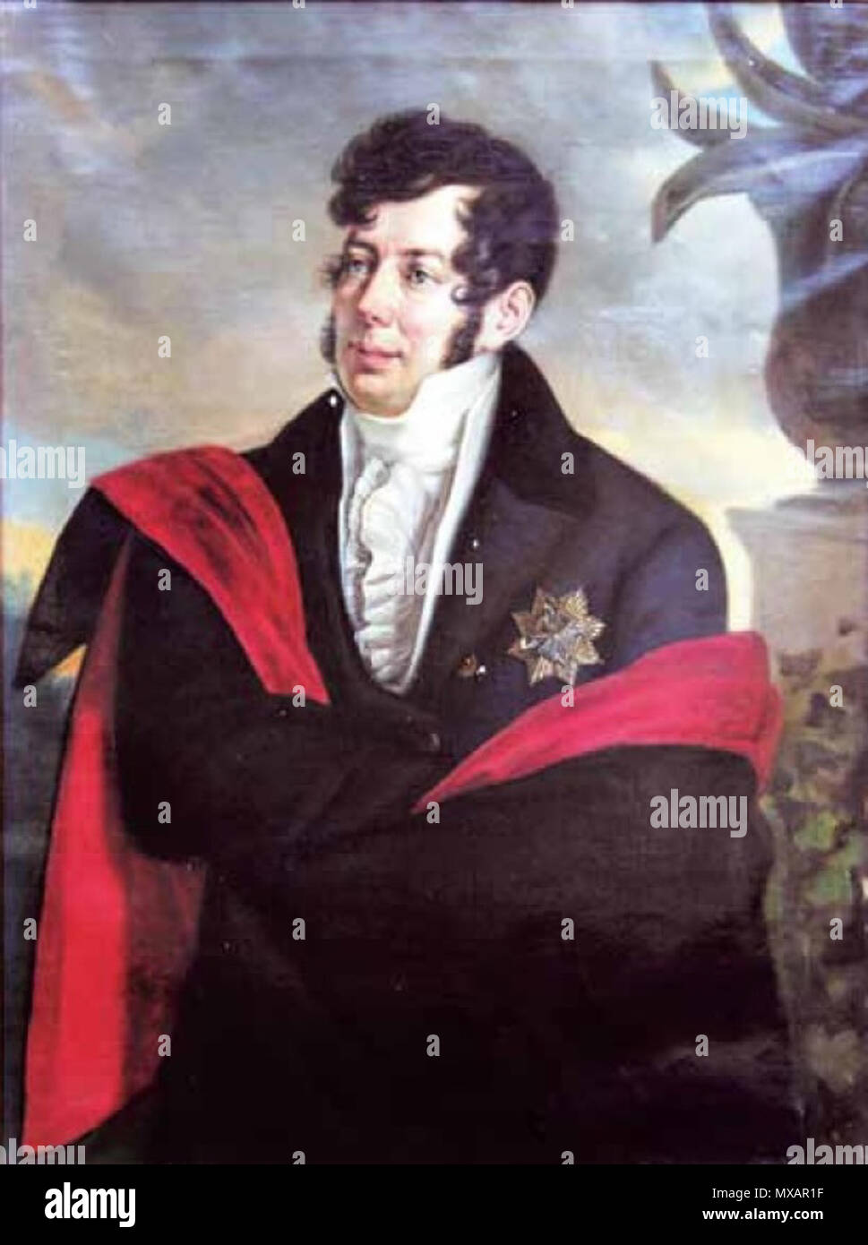 . Polski: Jan Potocki . circa 1800. Unknown 310 Jan-Potocki Stock Photo ...
