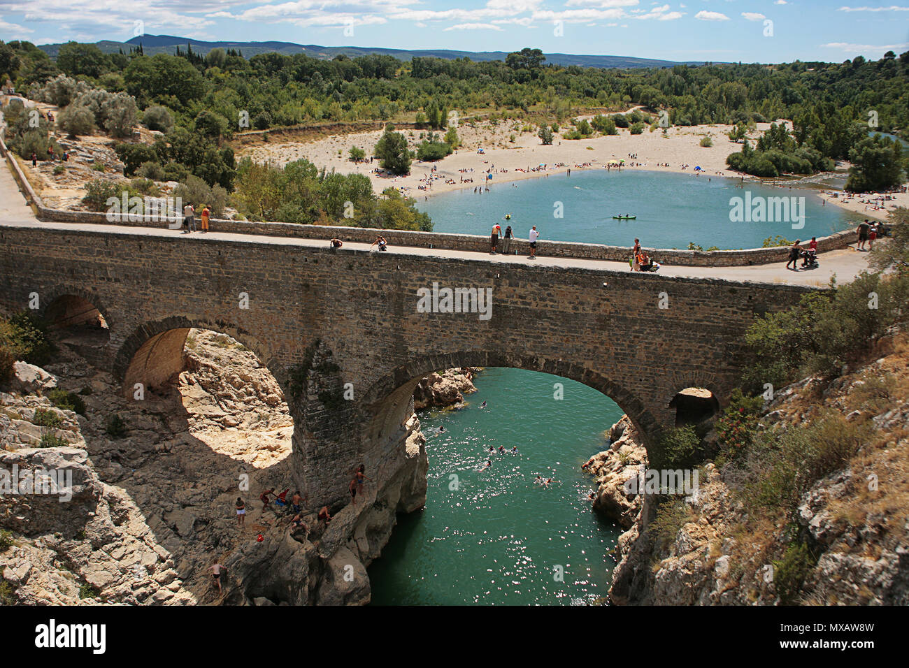 The pont du diable gorges hi-res stock photography and images - Alamy