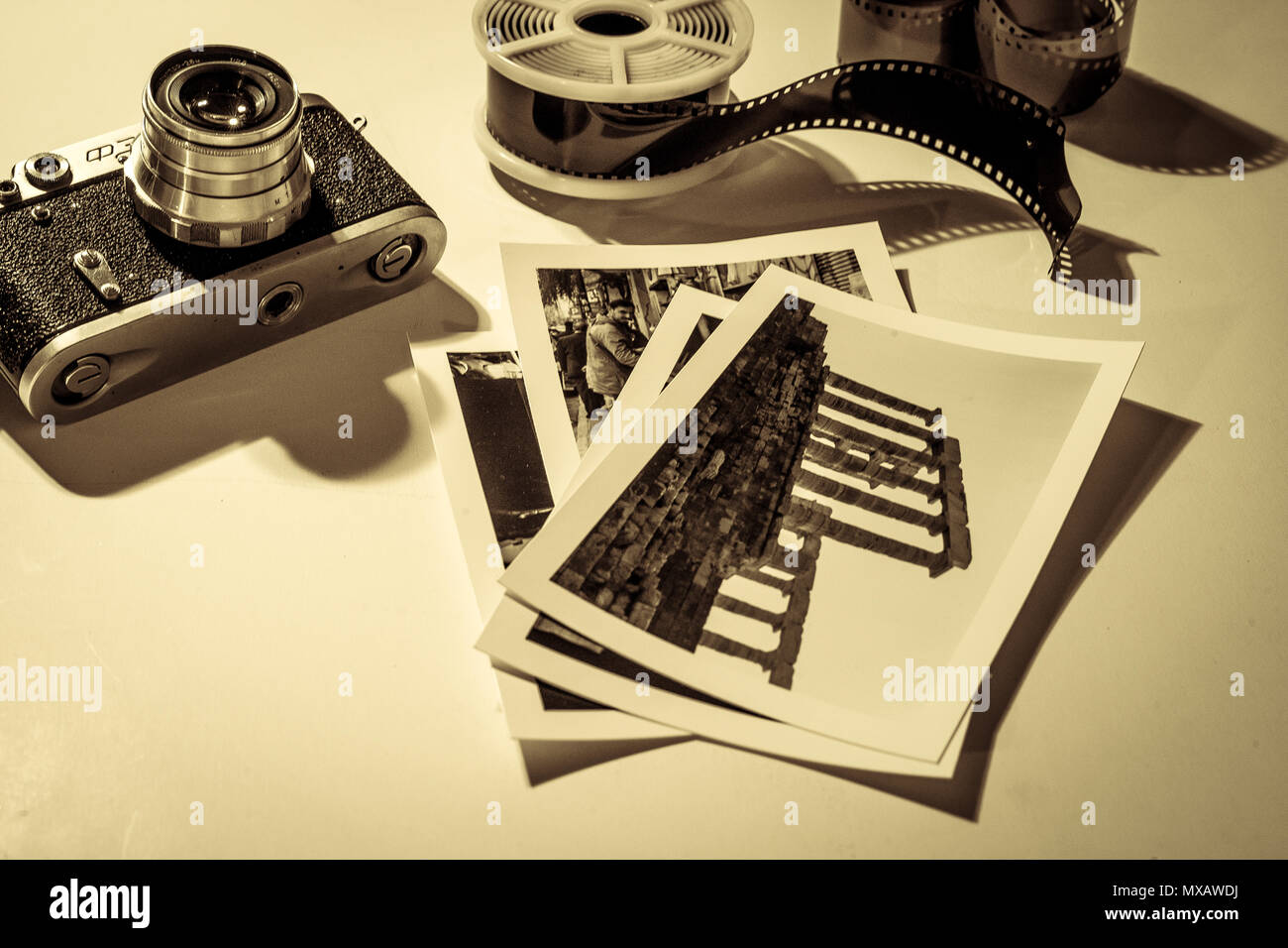 Fed2 analog camera Stock Photo - Alamy