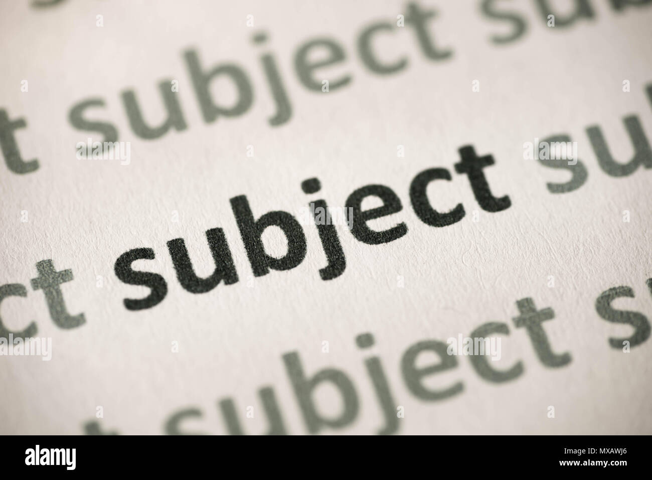 Black subject matter hi-res stock photography and images - Alamy