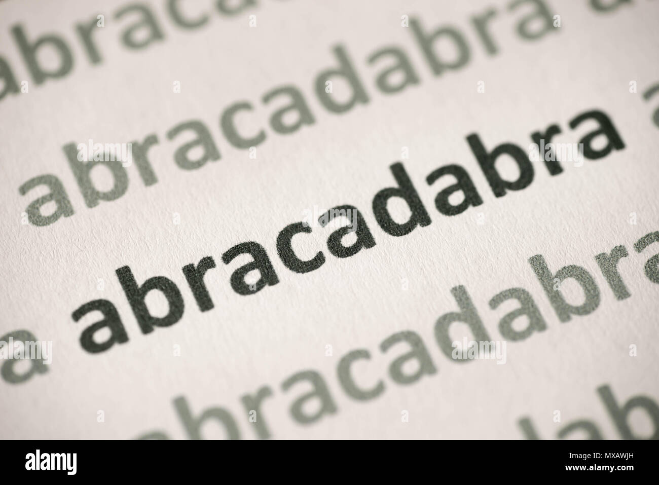 Abracadabra hi-res stock photography and images - Alamy