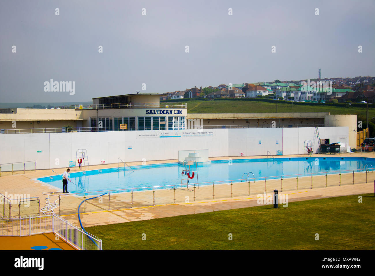 Saltdean Lido, Saltdean, East Sussex. Saltdean Lido is one of the ...