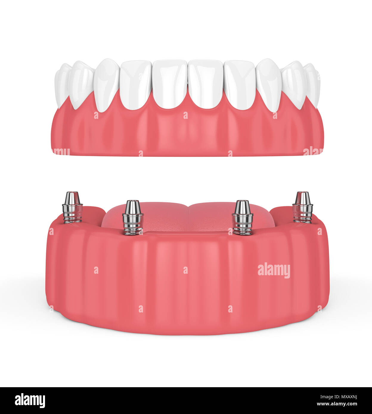 Full denture illustration hi-res stock photography and images - Alamy