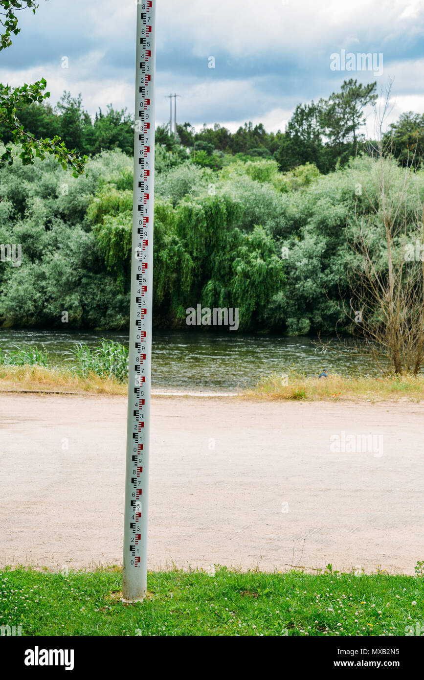 Flood water marker hi-res stock photography and images - Alamy