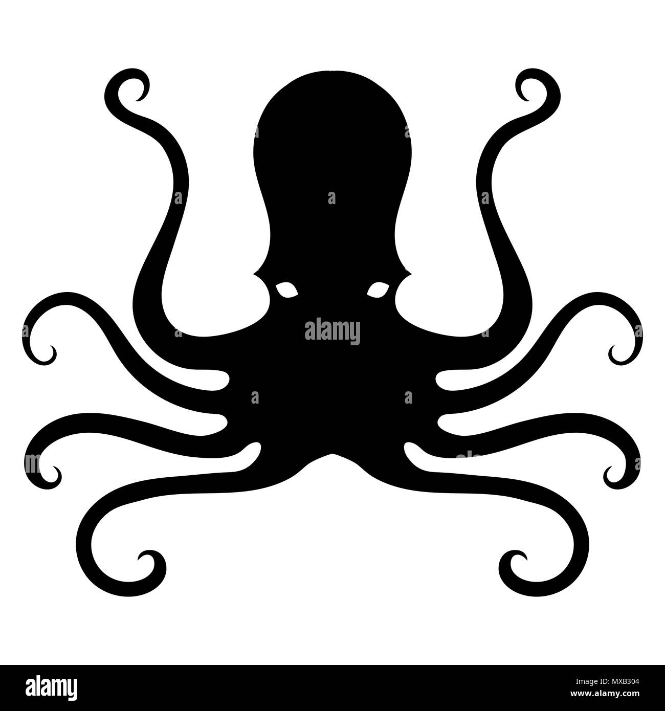 Cartoon illustration giant monster octopus Cut Out Stock Images ...