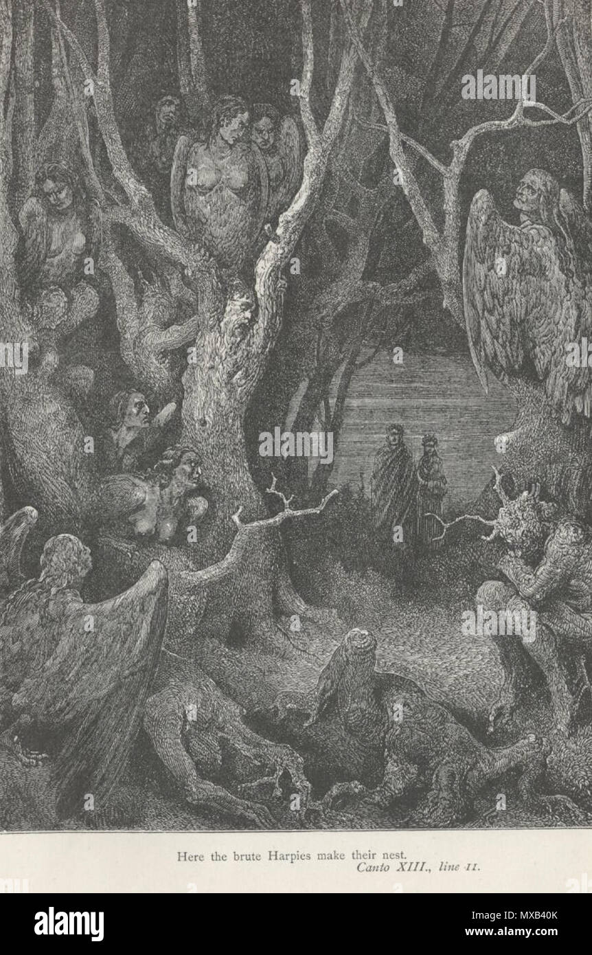 297 Inferno Canto 13 verse 11 Stock Photo - Alamy