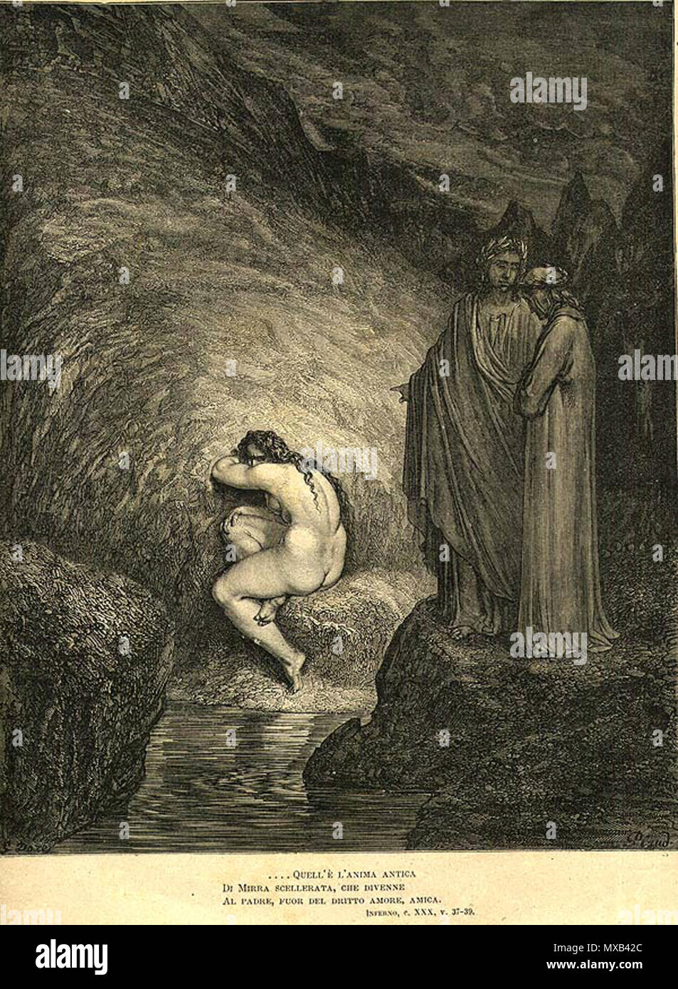 297 Inferno Canto 30, Gustave Dorè Stock Photo - Alamy