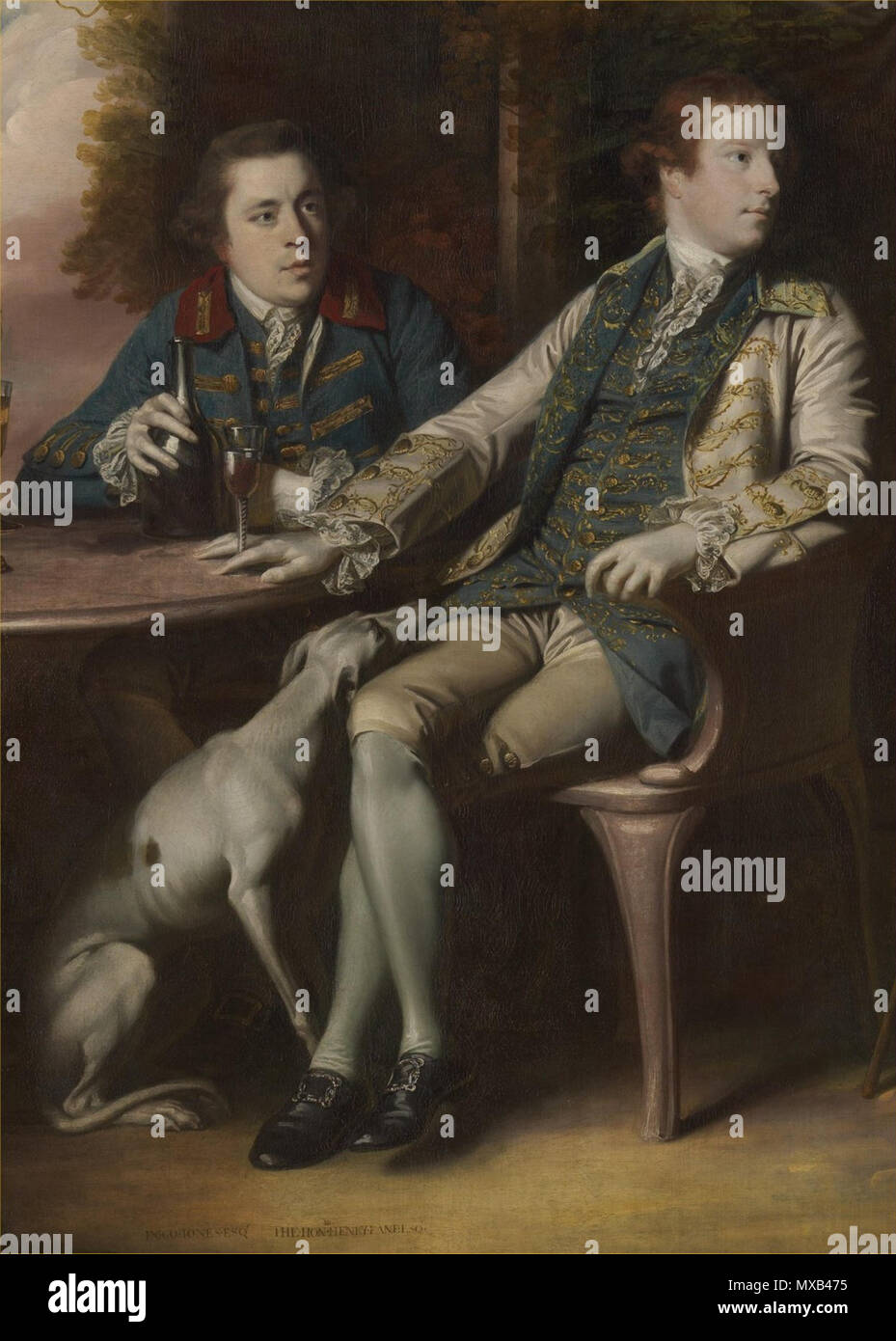 . English: Inigo Jones (L, relative of famous architect) and Henry Fane ...