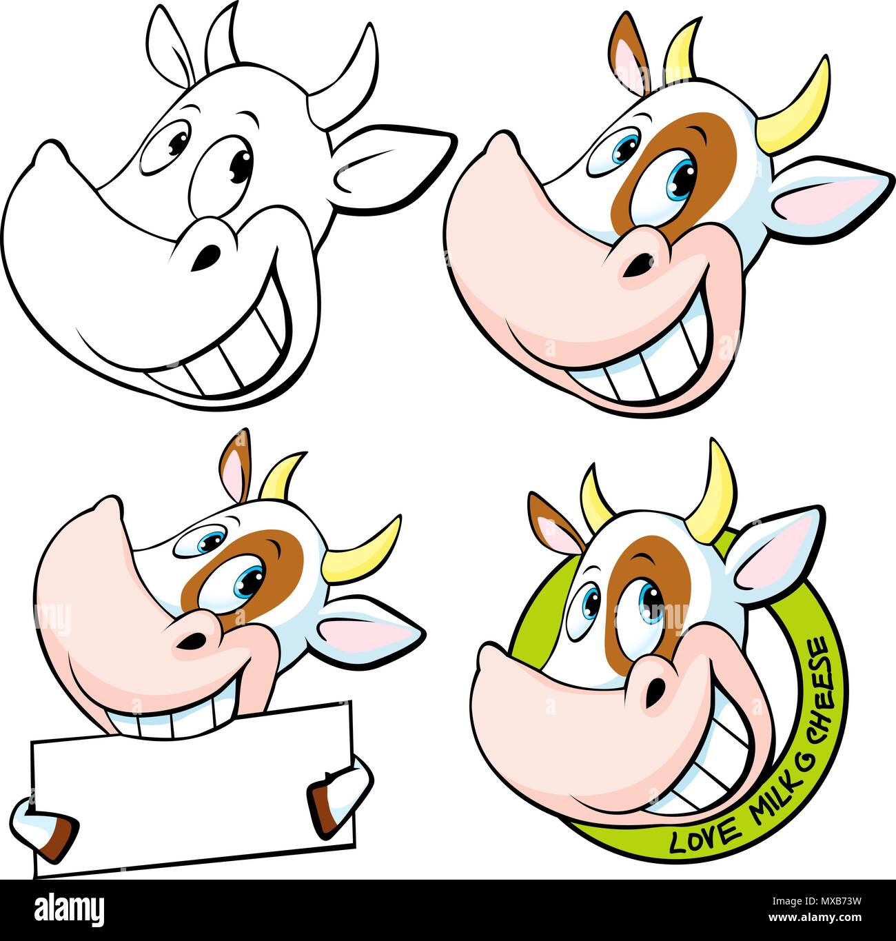 Animated Cow Head