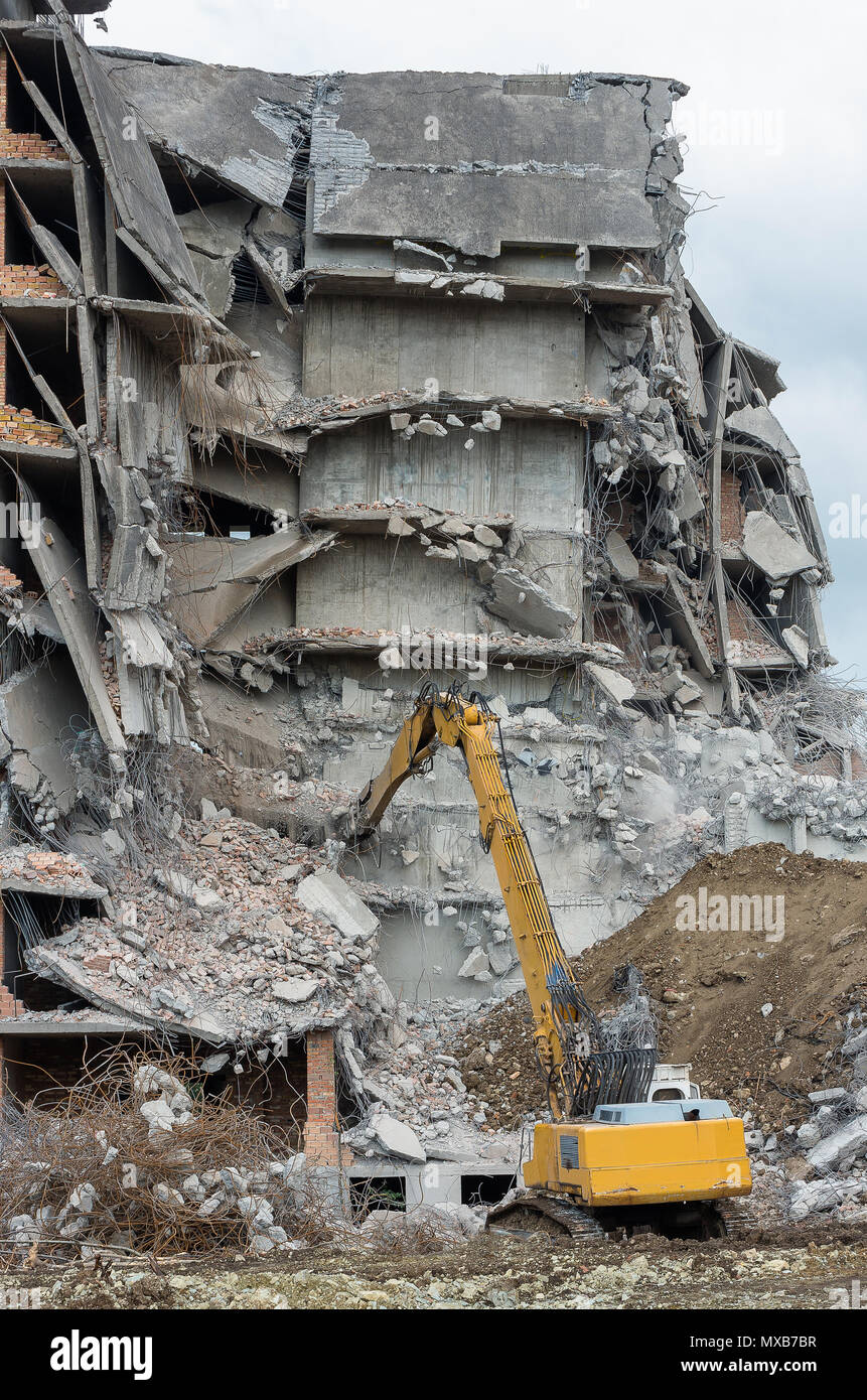 Detail destruction ruin construction hi-res stock photography and ...