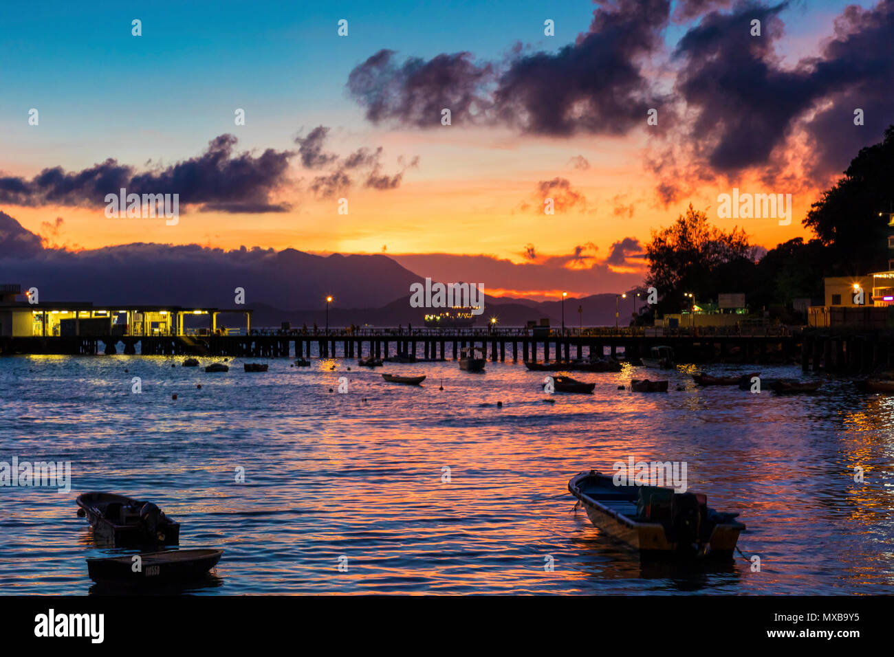 Lamma island ferry pier hi-res stock photography and images - Alamy