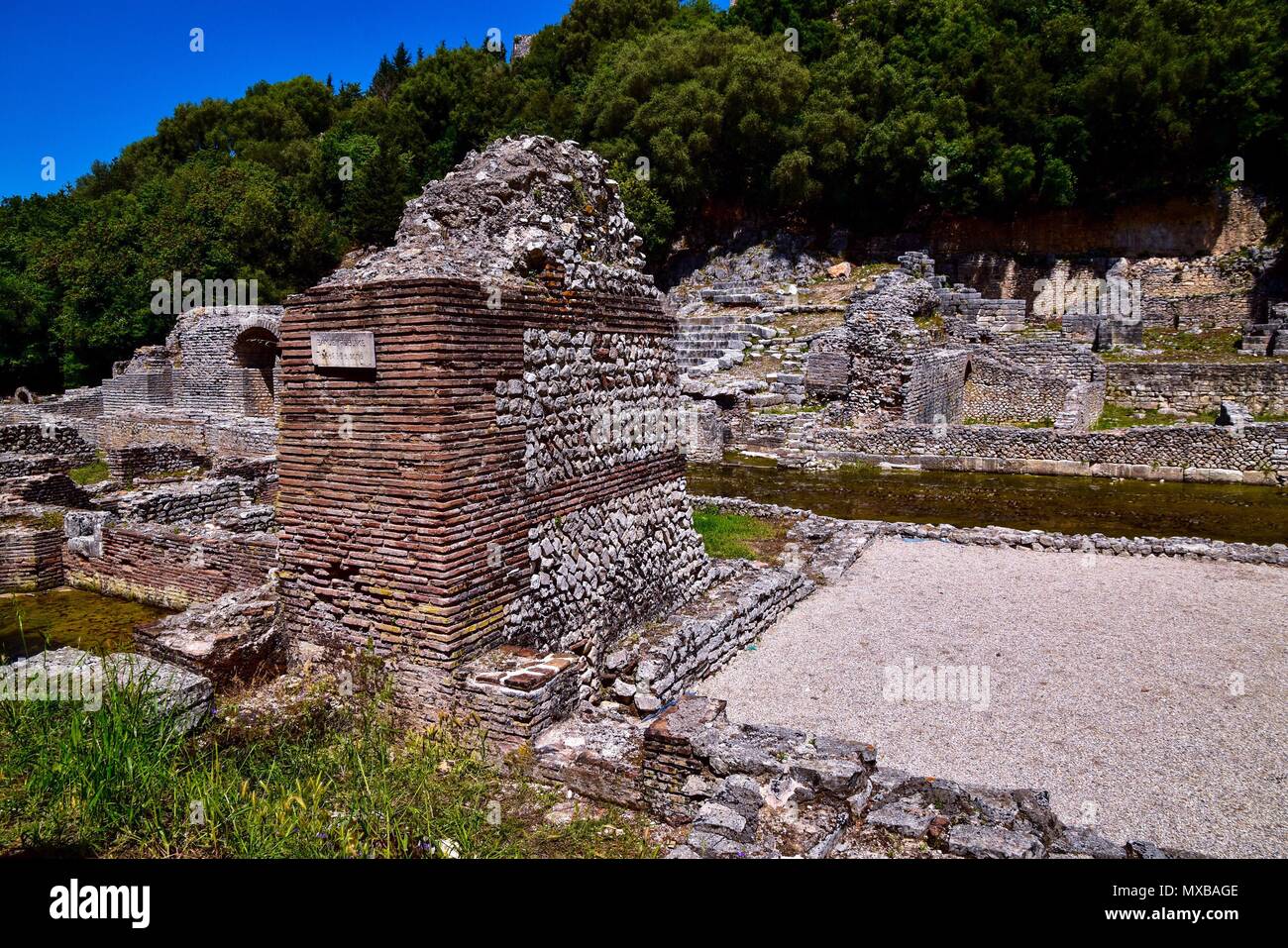 Roman Baths at Butrint Stock Photo - Alamy
